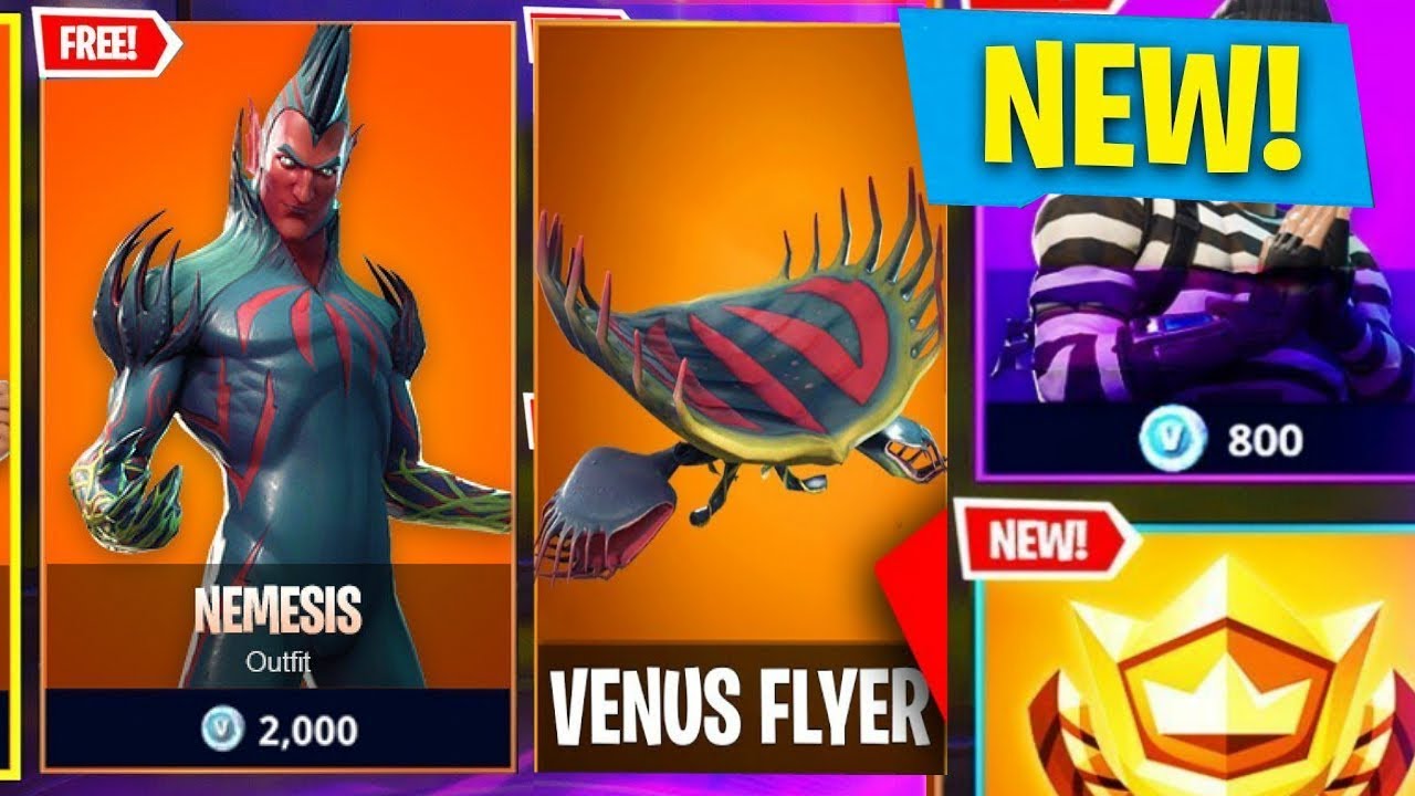 NEW "VENUS FLYTRAP" SKIN in Fortnite!! - V-BUCK GIVEAWAY! (Fortnite ...