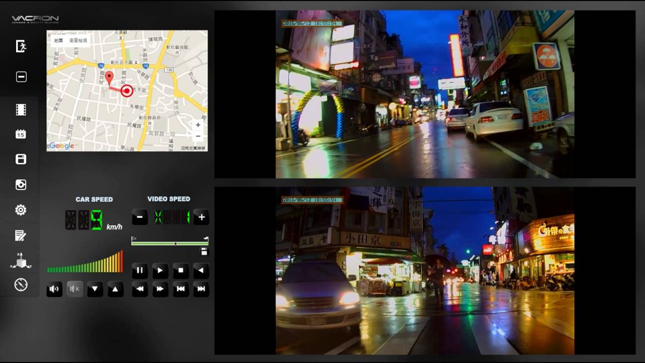 守護眼 VACRON VVG-MDE31A 機車行車記錄器【 雨天晚上】含player實拍影片 | VACRON - YouTube