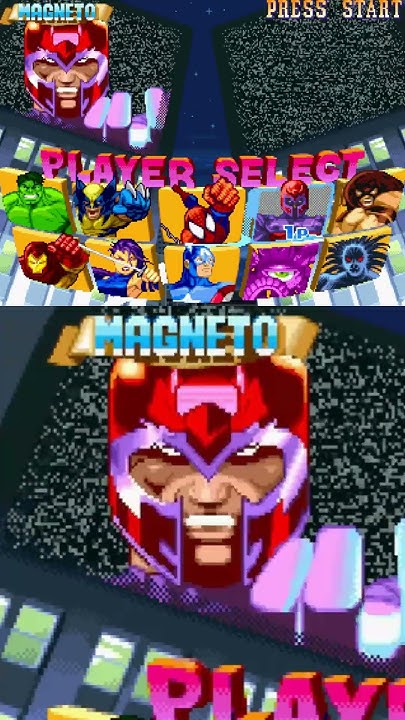 Marvel vs. Capcom Character Select Screen Evolution - Part 1 - YouTube