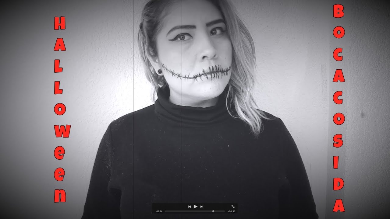 BOCA COSIDA PARA HALLOWEEN - VANES L♥ VE - YouTube