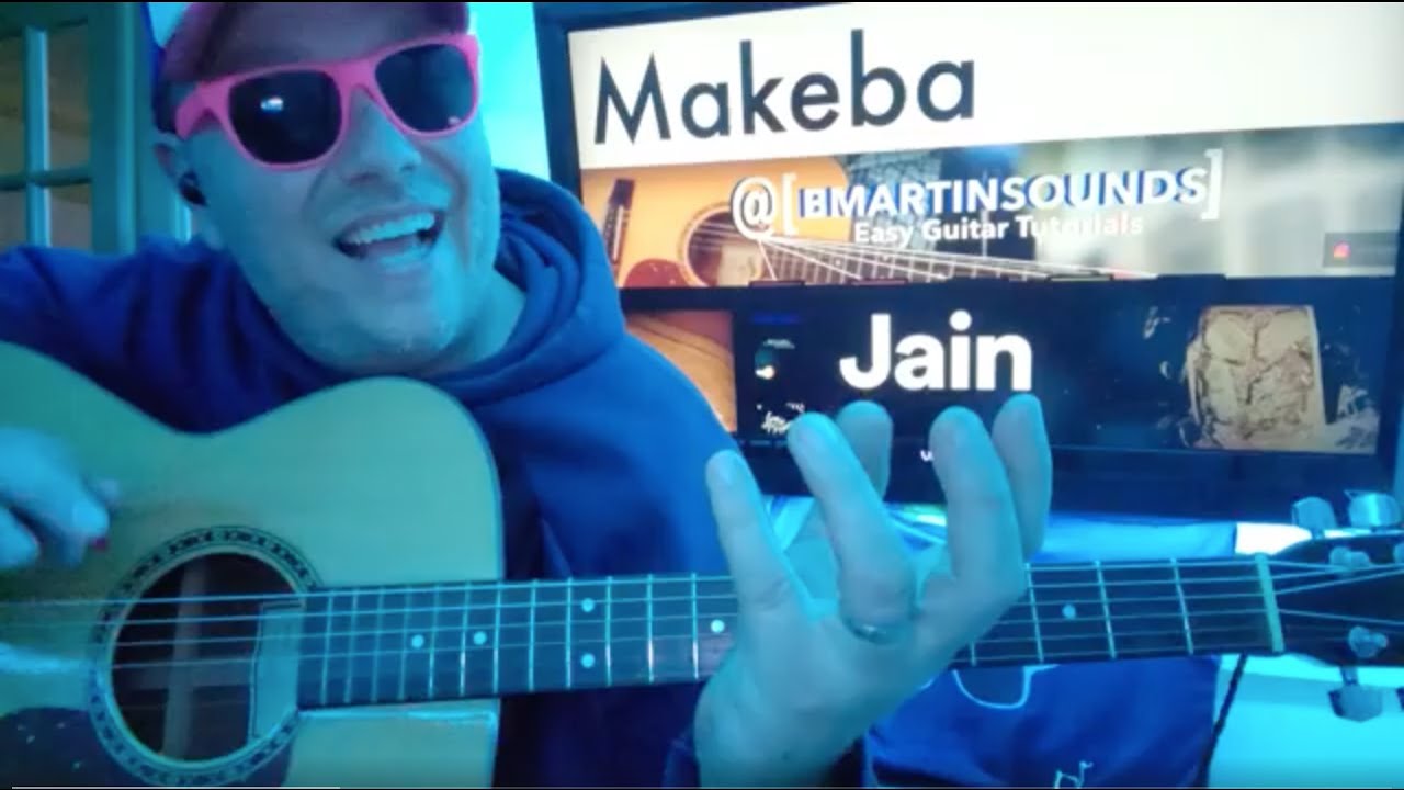 Makeba - Jain Guitar Tutorial (Beginner Lesson!) - YouTube
