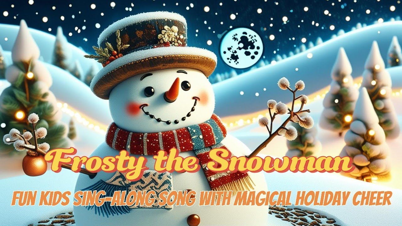 Frosty the Snowman | Fun Kids Sing-Along Song with Holiday Cheer! # ...