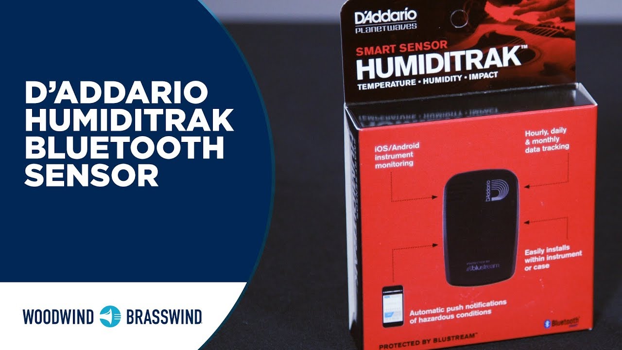 D'Addario Planet Waves Humiditrak Bluetooth Humidity and Temperature ...