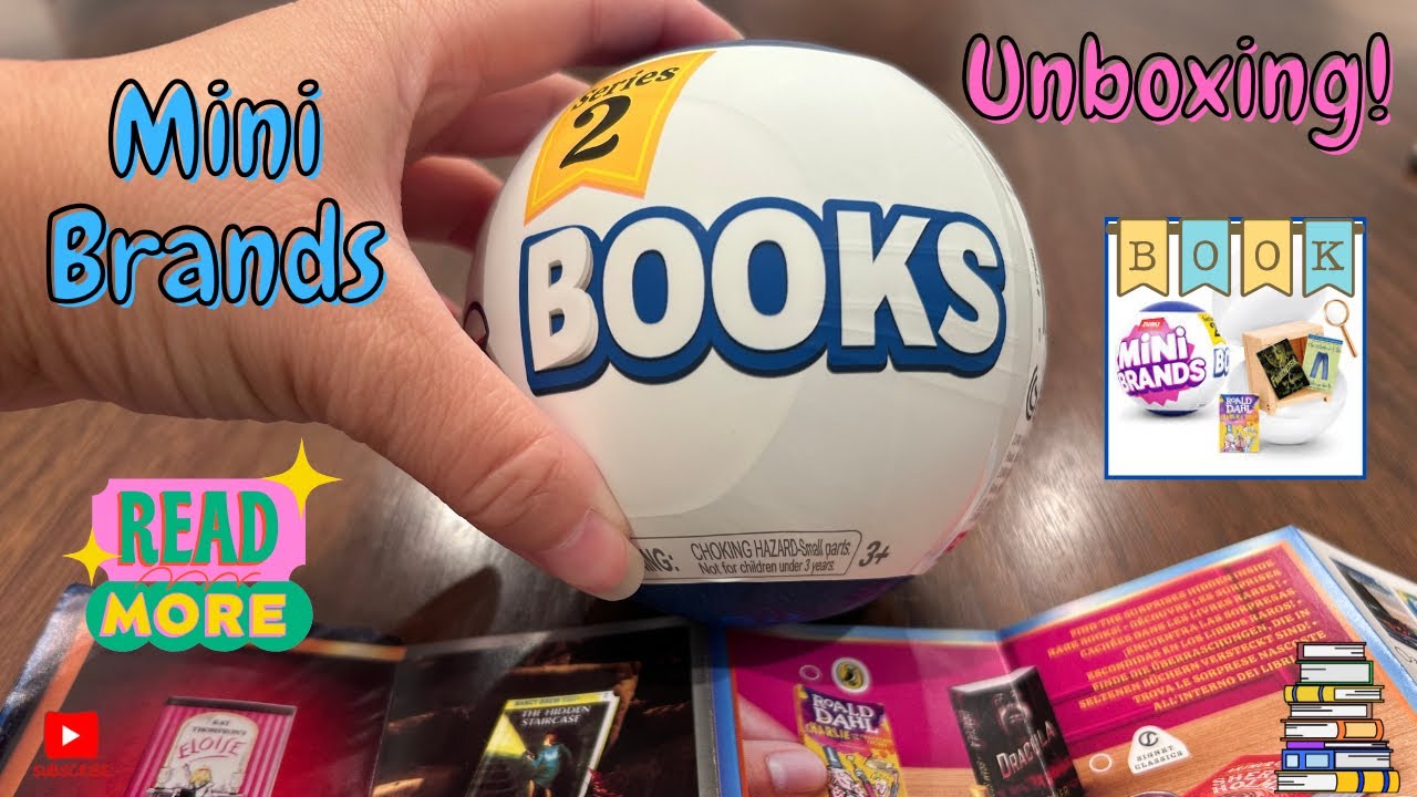 Finding an ULTRA RARE in Mini Brands Books Series 2 Unboxing📚🤓🔖 - YouTube
