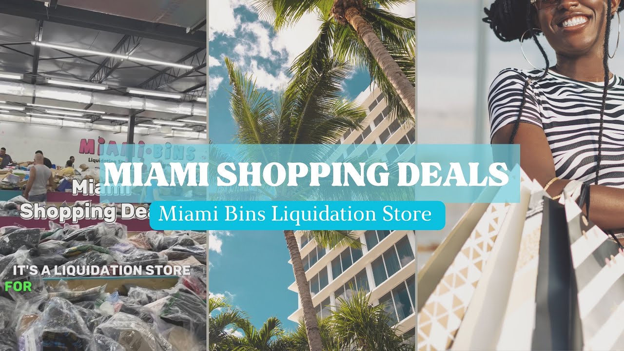 Solo Shopping at Miami Bins Liquidation Store | Travel Deals - YouTube