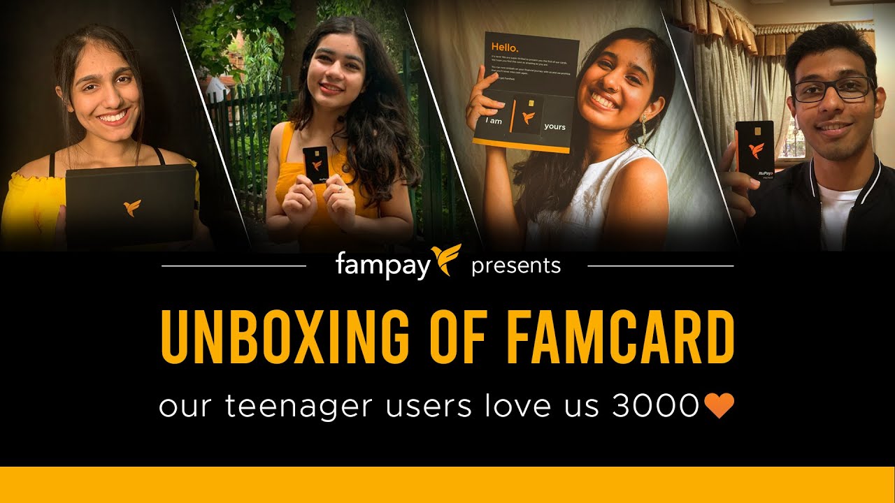 Unboxing FamCard by GenZ | India’s first numberless card by FamPay ...