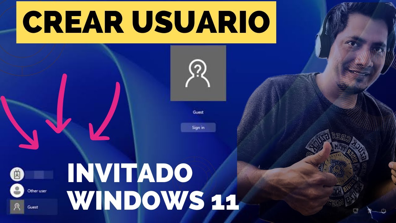COMO CREAR NUEVO USUARIO INVITADO EN WINDOWS 11 POR SEGURIDAD ...