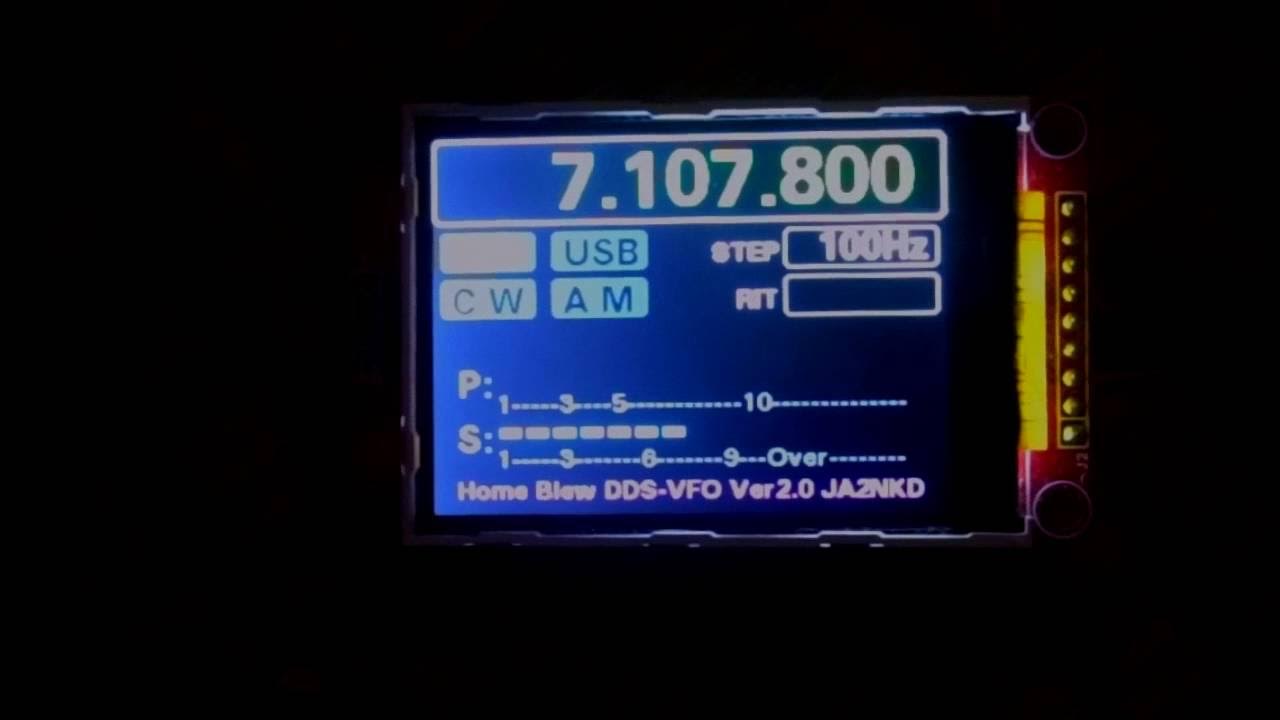 Outstanding Arduino DDS VFO by JA2NKD - YouTube