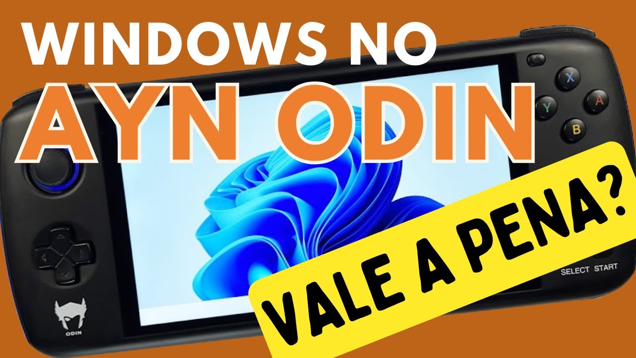AYN Odin com Windows vale a pena? - YouTube