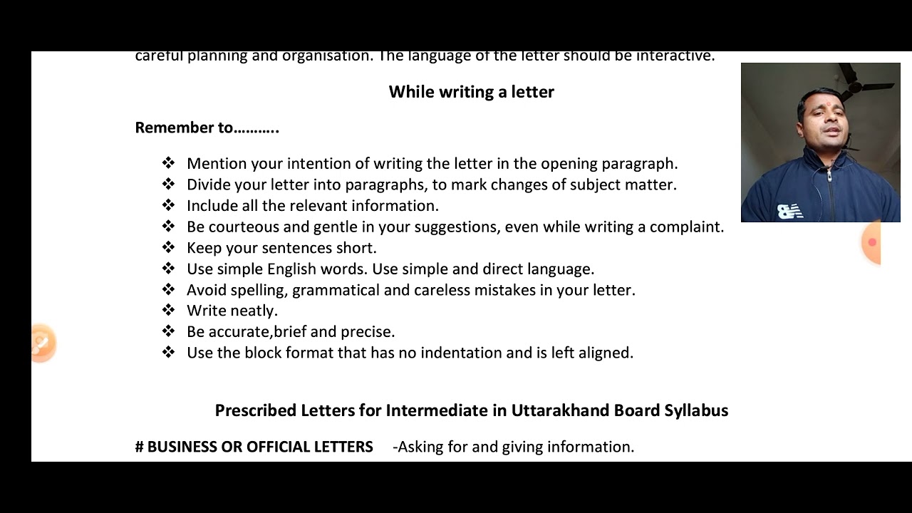 Letter Writing - YouTube