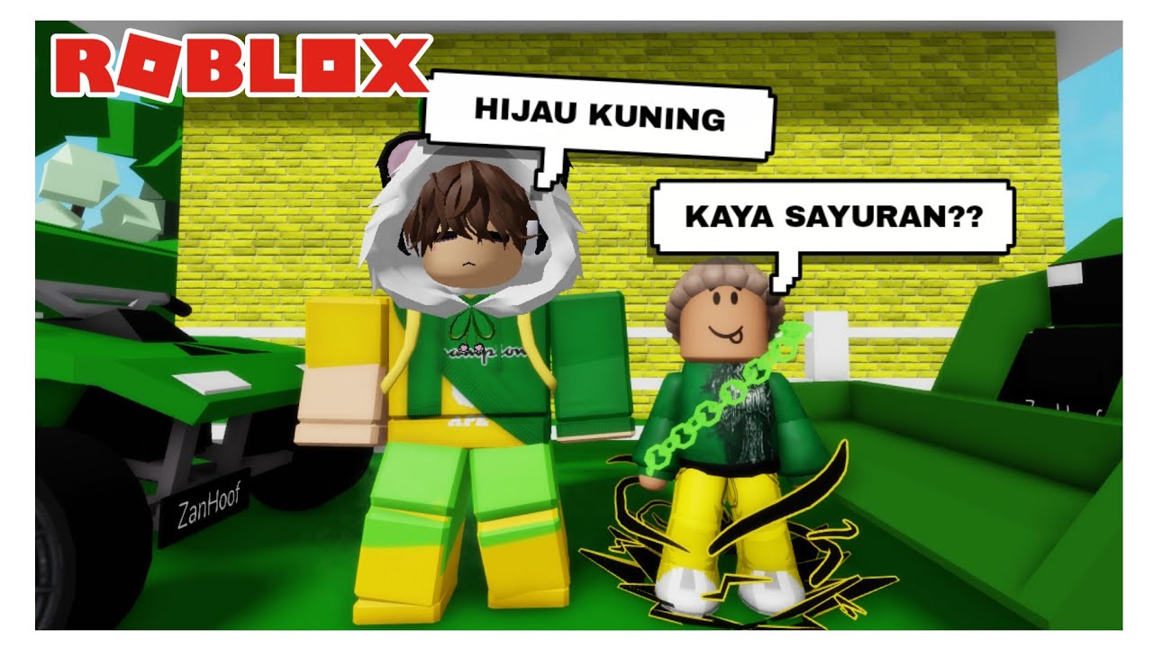 24 Jam Serba Warna Hijau Kuning Di Server Publik Roblox Brookhaven ...