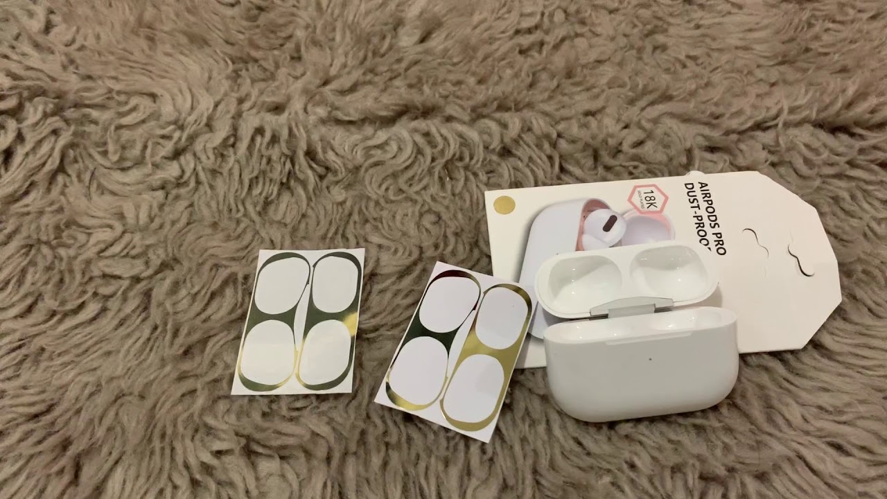 Air Pod Pro Dust-Proof Film - YouTube