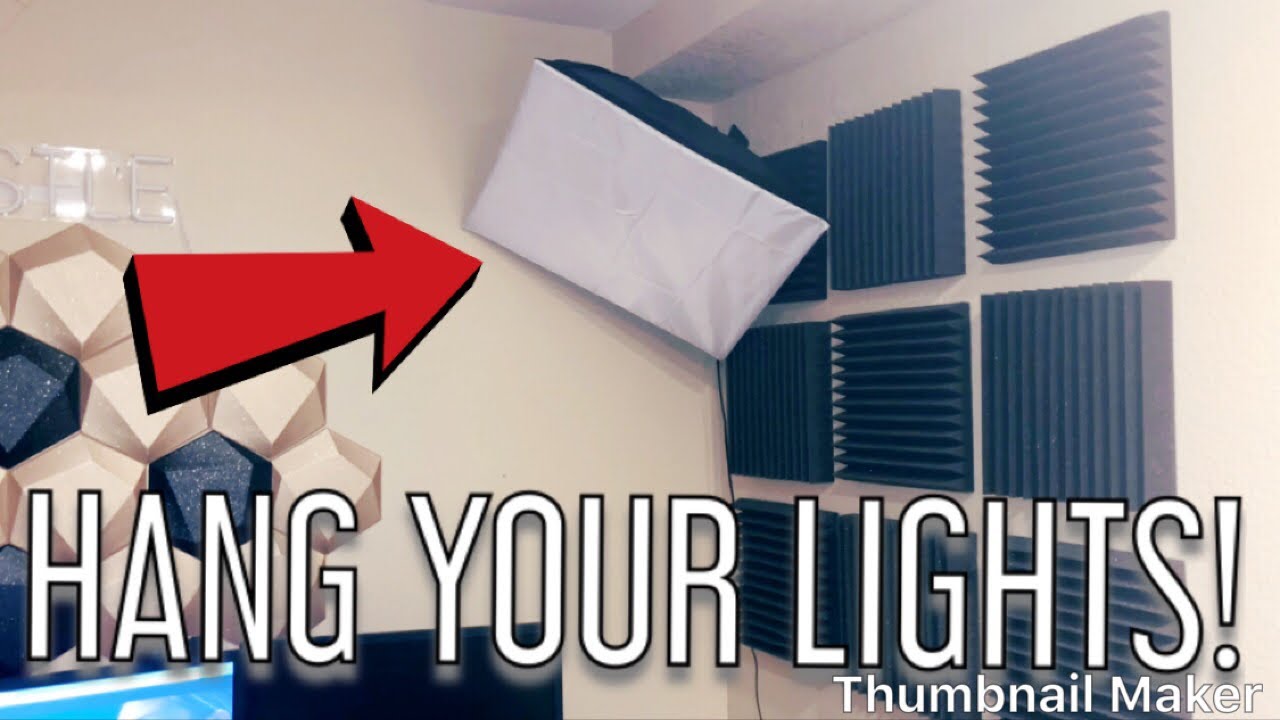 How To Hang a SoftBox On The Wall | Improve Your Studio - YouTube