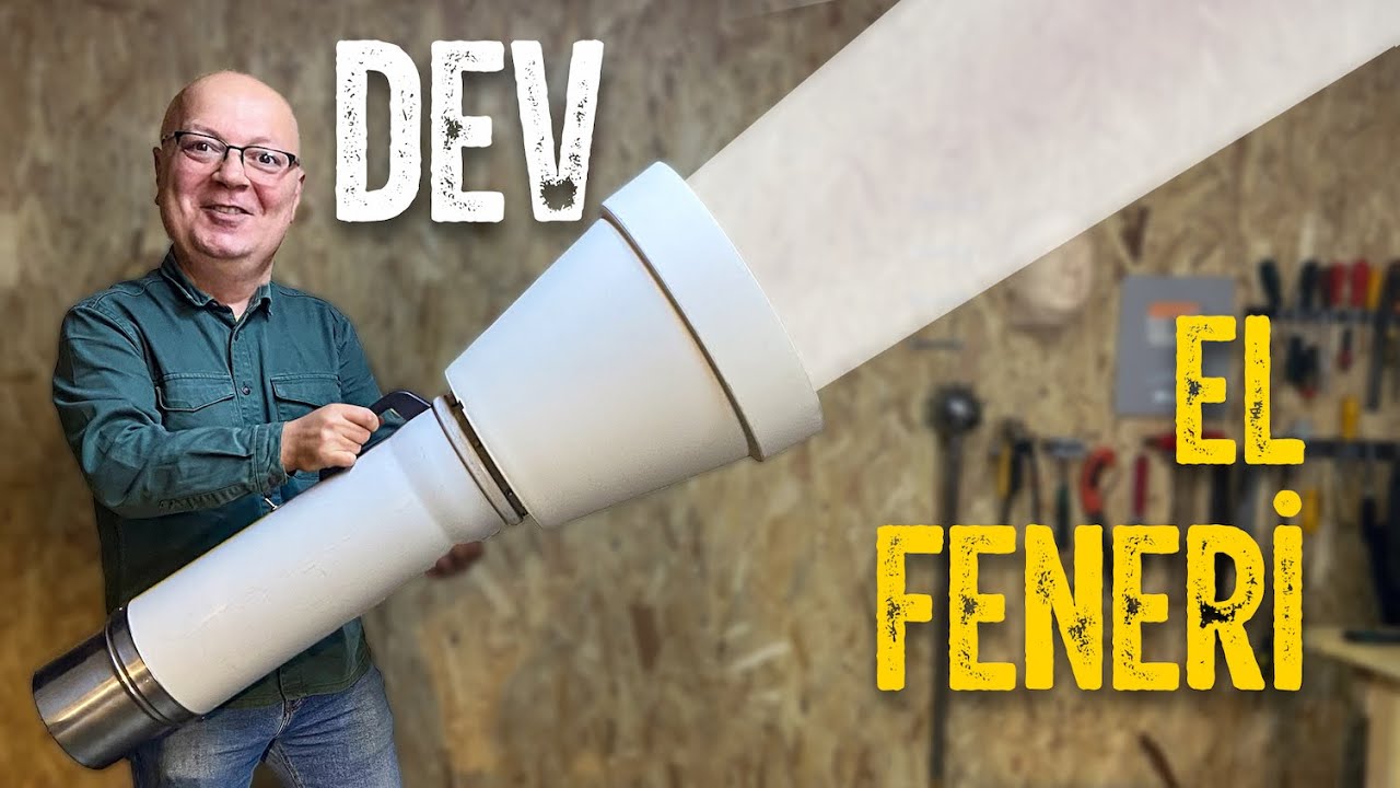 DEV EL FENERİ YAPTIM - 150.000 LÜMEN - YouTube