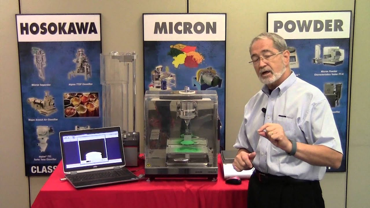 Angle of Repose, Fall & Spatula Testing with the Micron Powder ...