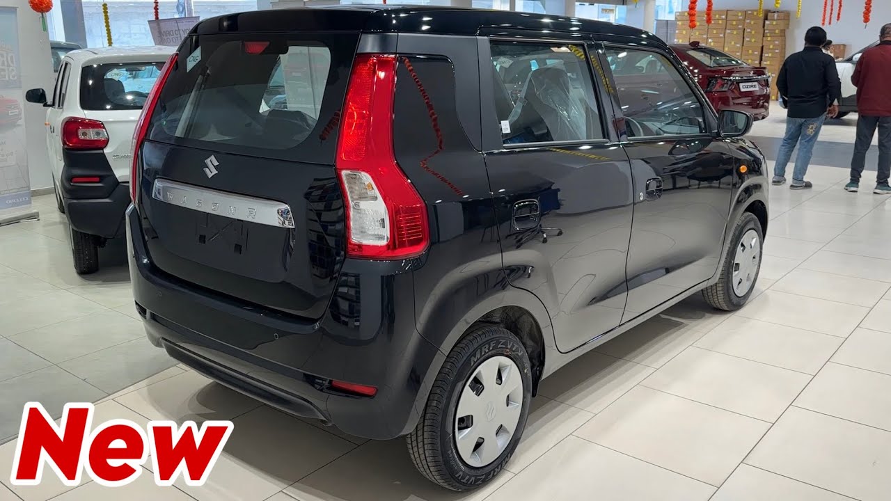 WAGON R VXI 2025 Black Colour Updated Model | New Maruti Suzuki WAGONR ...