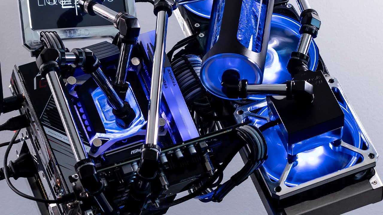 Project Abstract - Watercooled Showpiece PC - YouTube