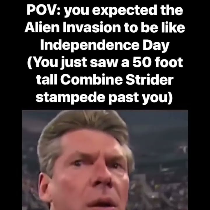 POV: You’re witnessing the Combine invasion #halflife - YouTube