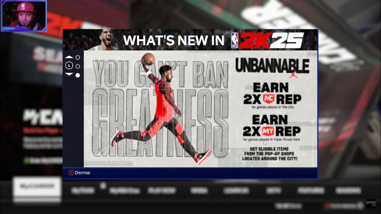 NBA2K25-Ивент-UNBANNABLE 2Х REP в MY CAREER,MY TEAM(серия34) - YouTube