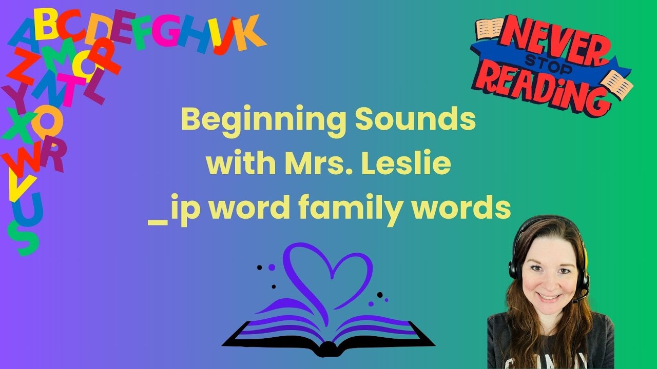 ip word family words beginning sounds practice - YouTube