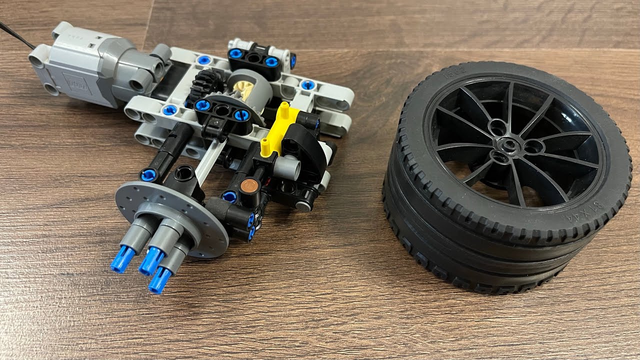 LEGO Technic Revised Braking System V2.0 (Improved to fit LEGO Wheels ...