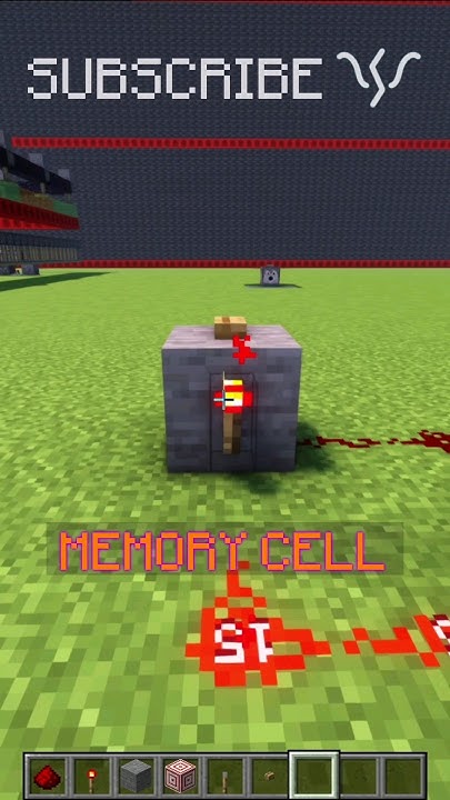 Using Simple Mechanics to makes a MEMORY CELL! | Redstone with PsiVolt ...