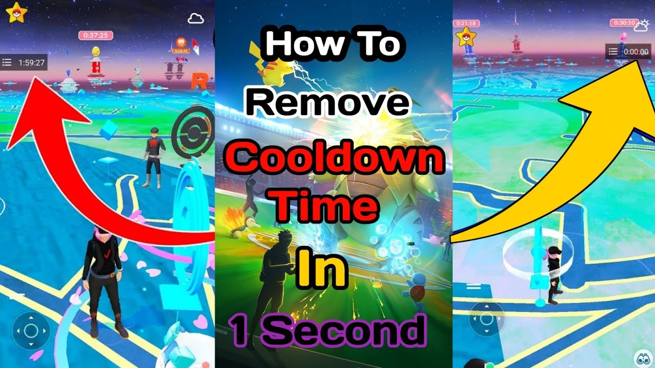 How To Remove Cooldown In 1 Second Pokemon Go || Best Trick To Remove ...