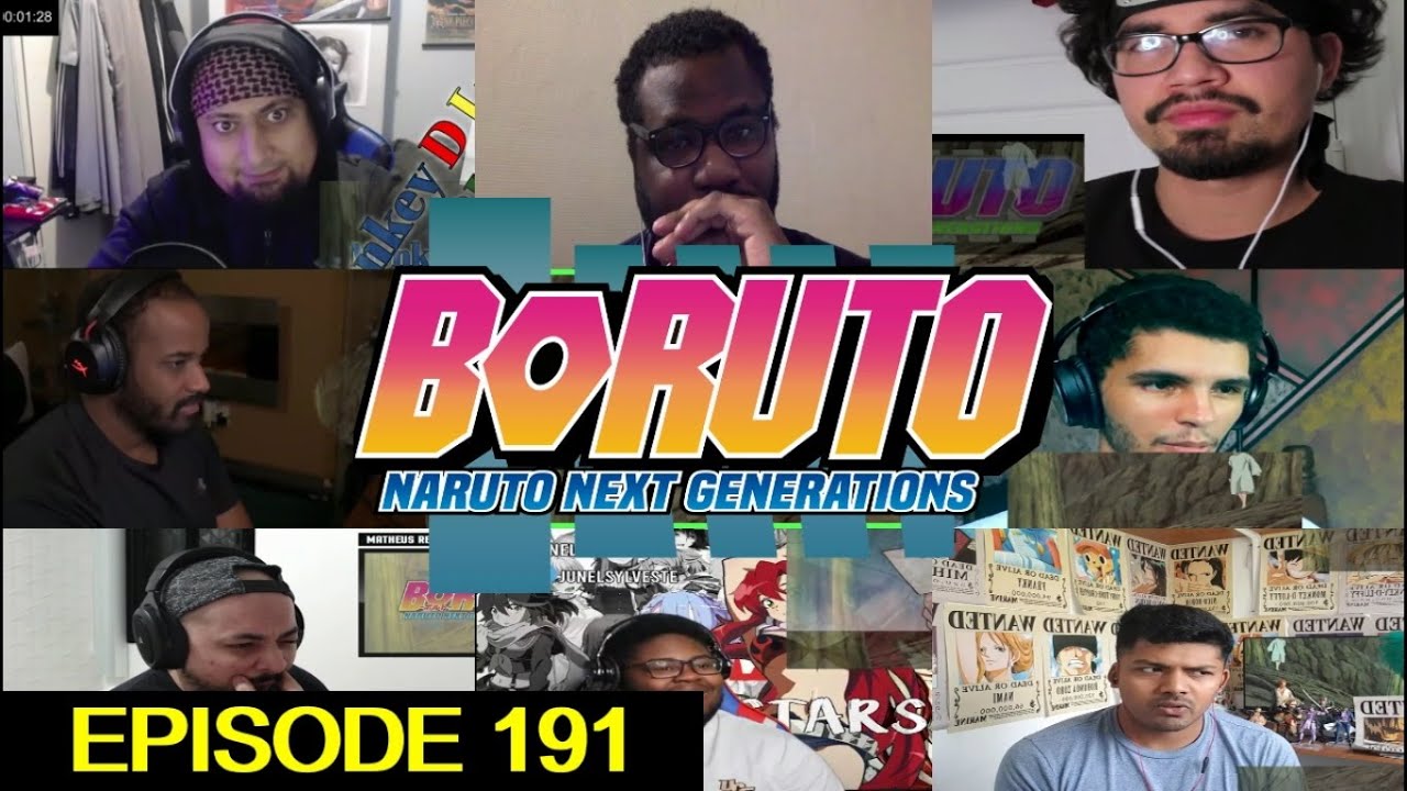 Boruto Episode 191 Reaction Mashup - Naruto meets Kawaki - YouTube