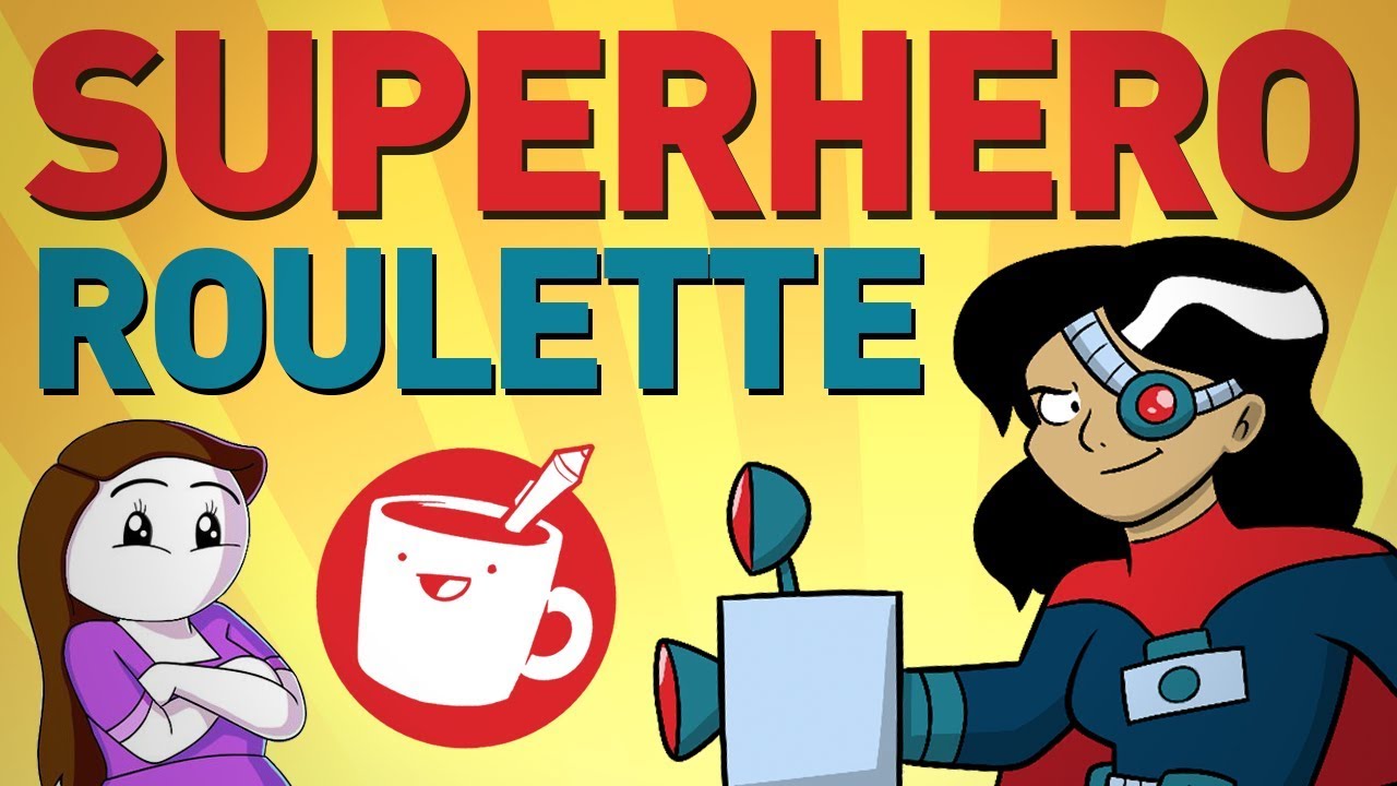 Random Superhero Drawing Challenge (ft. Rebecca Parham) - YouTube