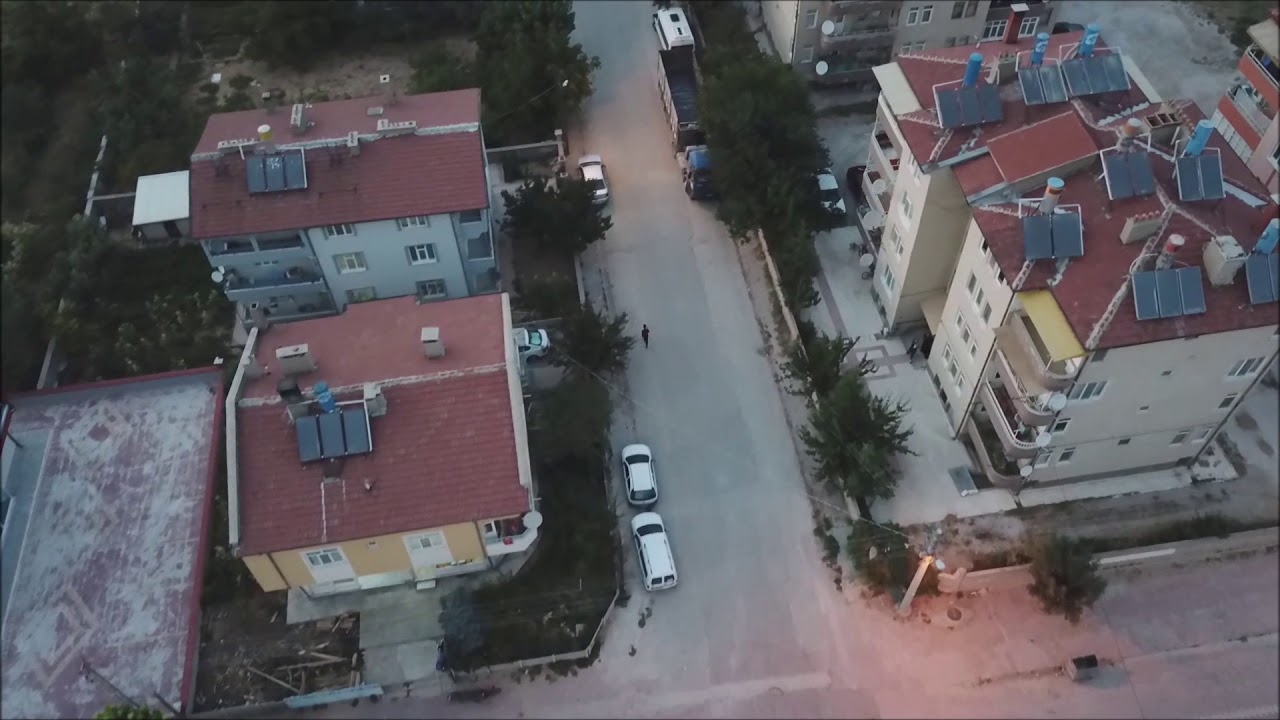 ILGIN HACI ELMAS CADDESİ AKŞAM GEZİNTİSİ DRONE İLE KONYA - YouTube