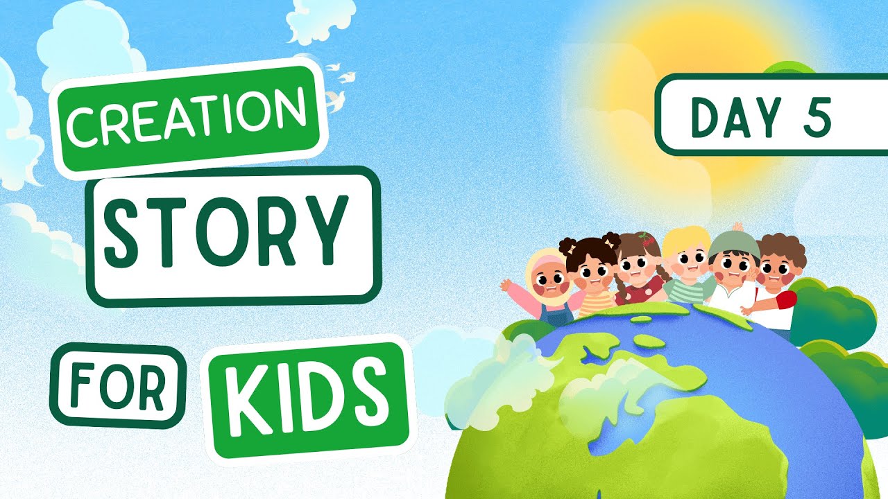 Creation story day 5 - kids learn bible stories - YouTube