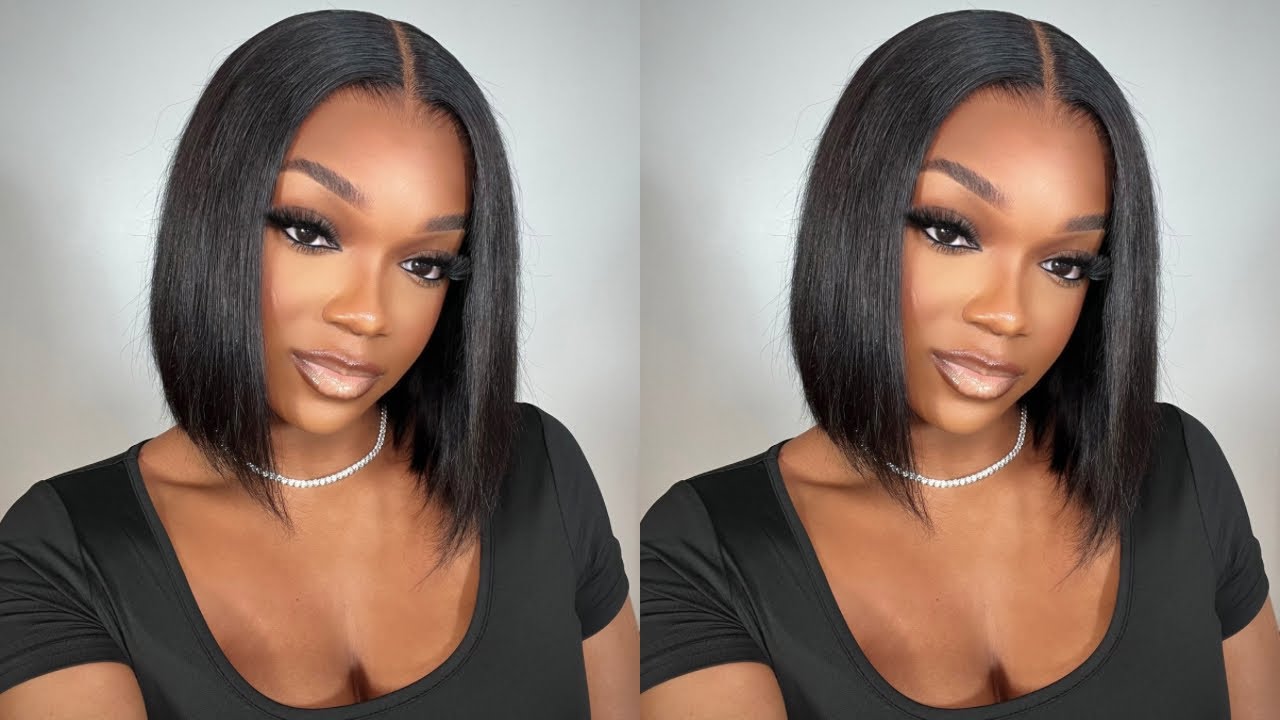 Quick & Easy 5 Minute Wig Install! 10 Inch Glueless Bob Wig | Ft. Isee ...