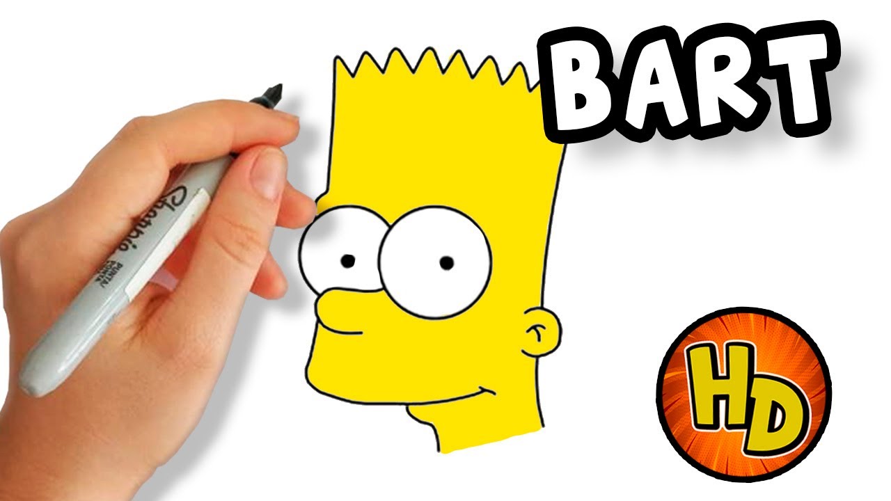 HOW TO DRAW BART | COMO DIBUJAR A BART - YouTube