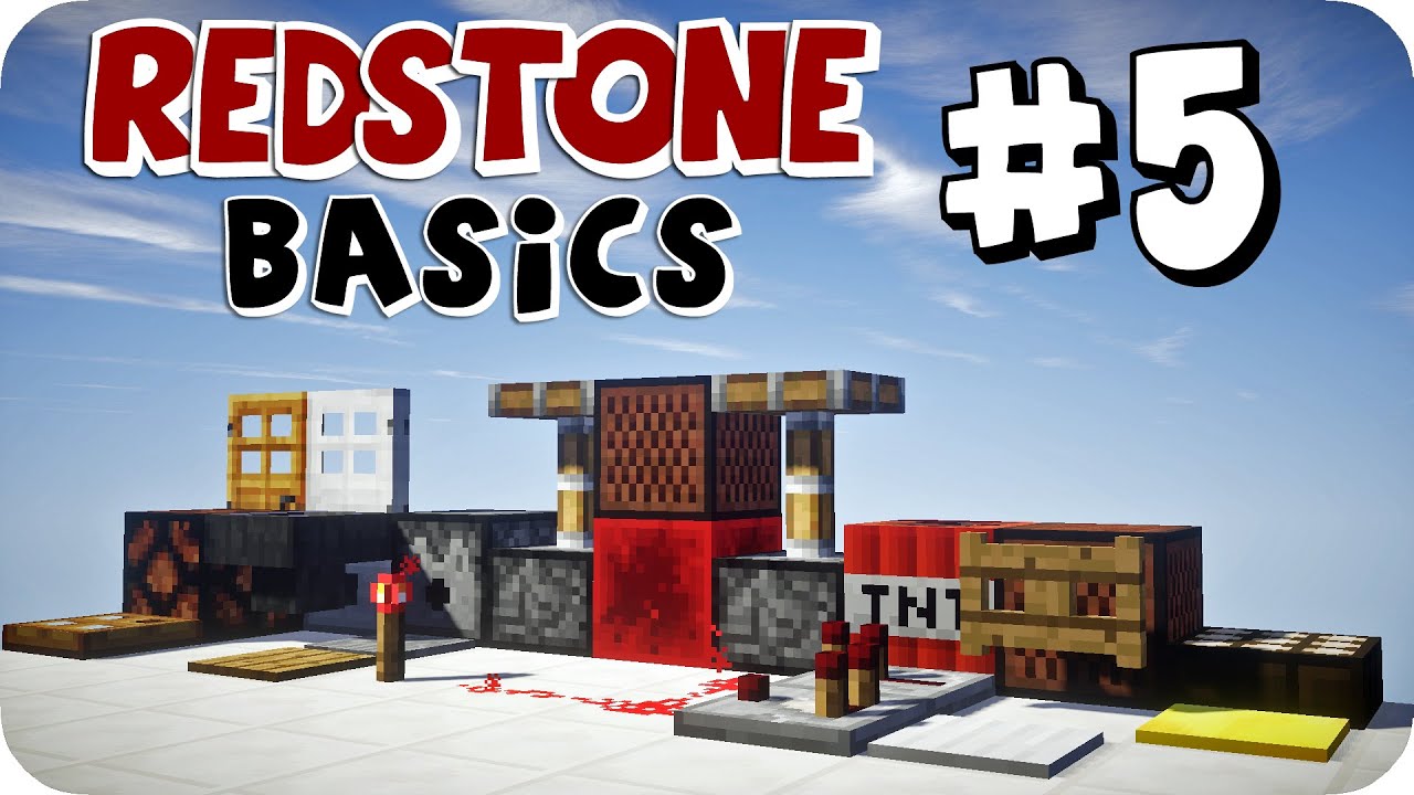 Signal abgreifen | Redstone Basics #5 - Minecraft [DE] - YouTube