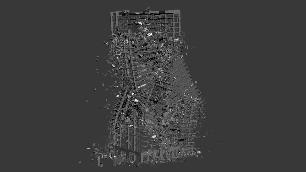 Building destruction simulation - YouTube