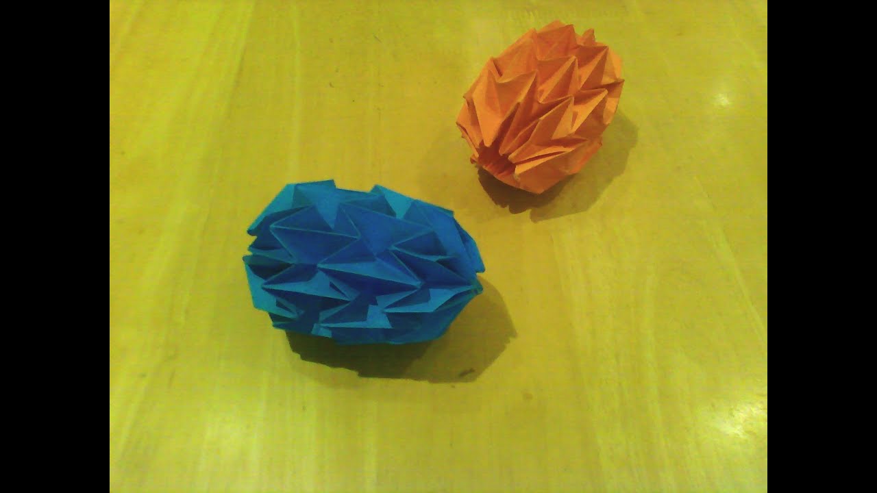 Origami Mini Magic Ball - YouTube