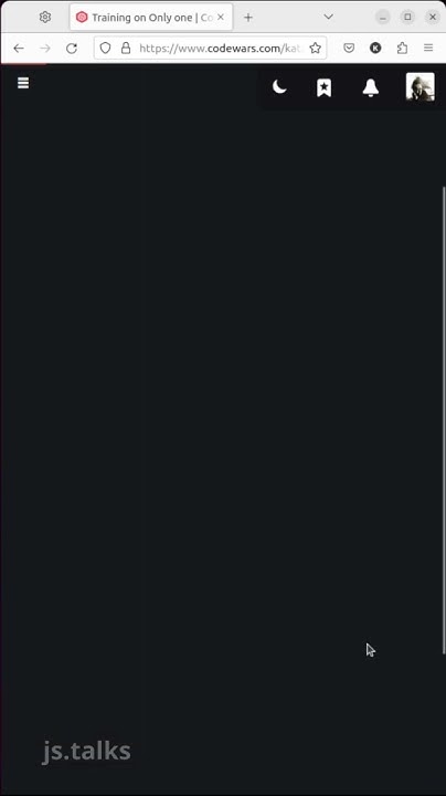 Only one. Codewars tasks solving (javascript) - YouTube