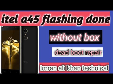 HOW TO FIX ITEL A45 flash hang logo without box - YouTube