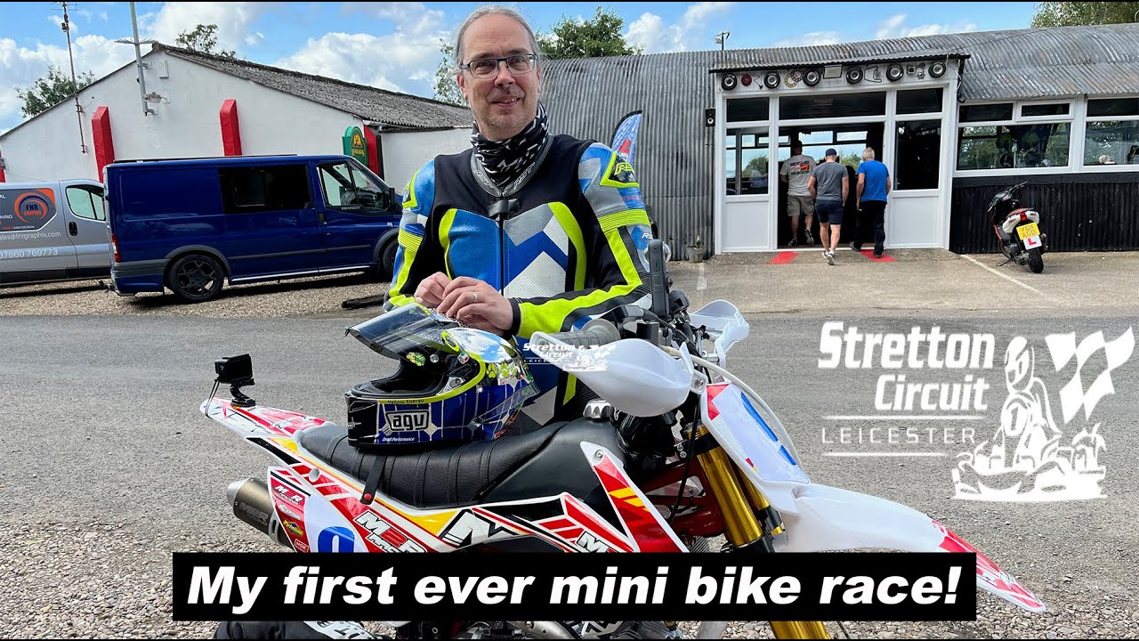 My first ever Mini/Pit Bike race at Stretton Circuit (kart track) as a ...