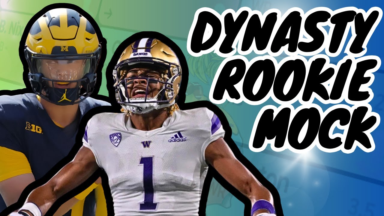 Pre-Draft Dynasty Expert Rookie Mock Draft | FantasyPros Experts - YouTube