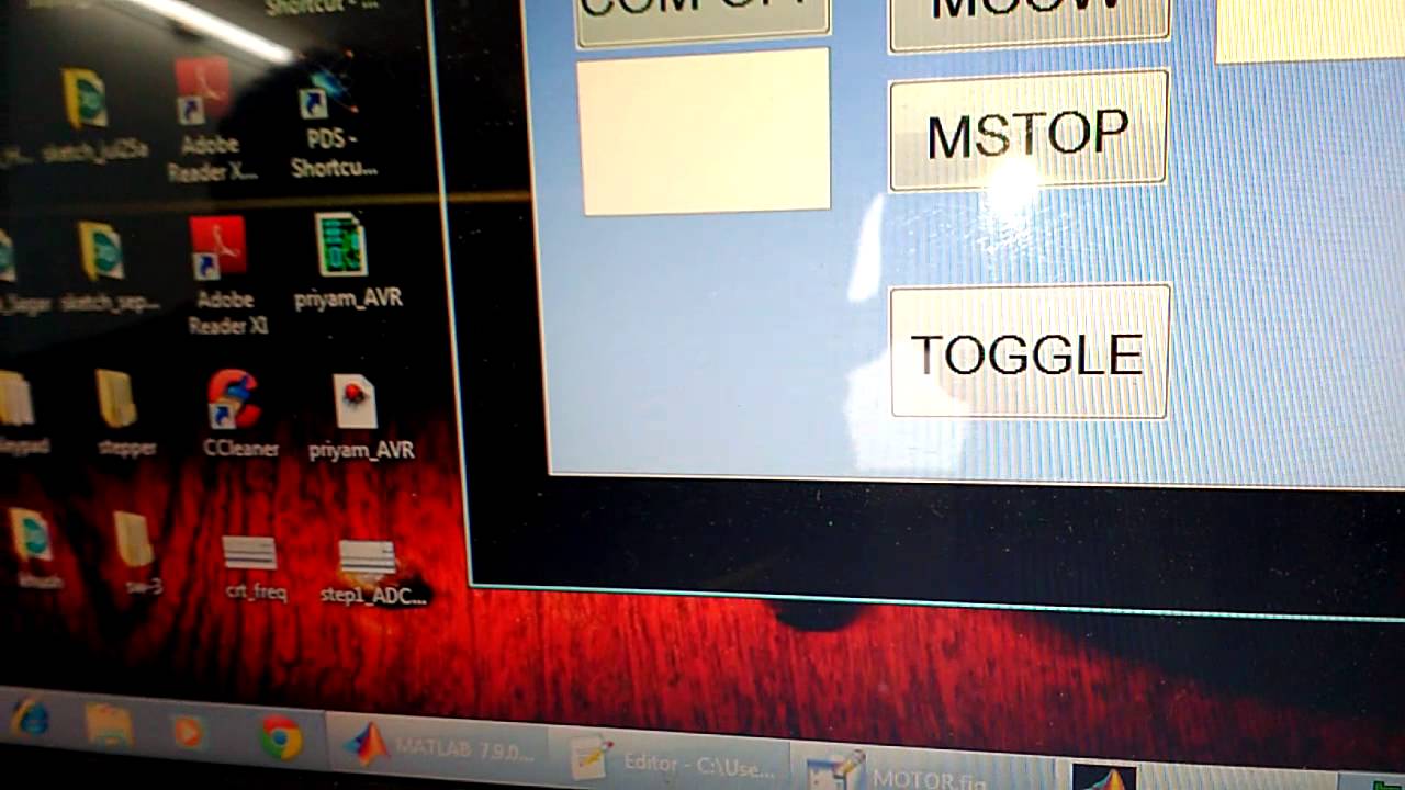 DC motor with Arduino and Matlab Gui - YouTube