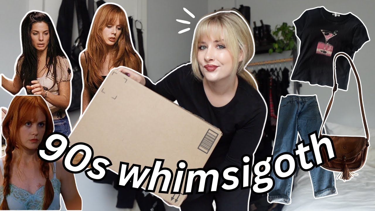 thrifting a 90s WHIMSIGOTH style bundle | styling strangers ep 6 - YouTube