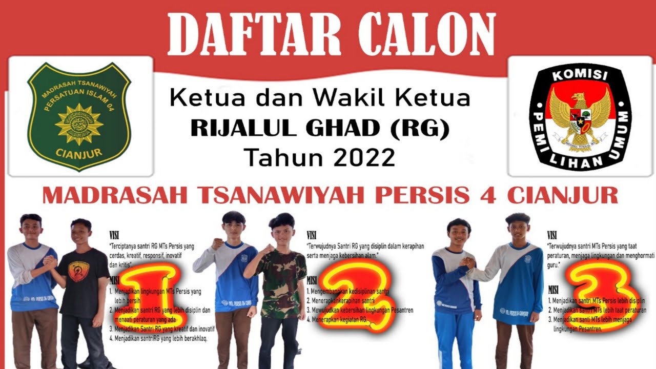 PEMILIHAN KETUA RG UG / OSIS MTS PERSIS 4 CIANJUR #Part1 - YouTube