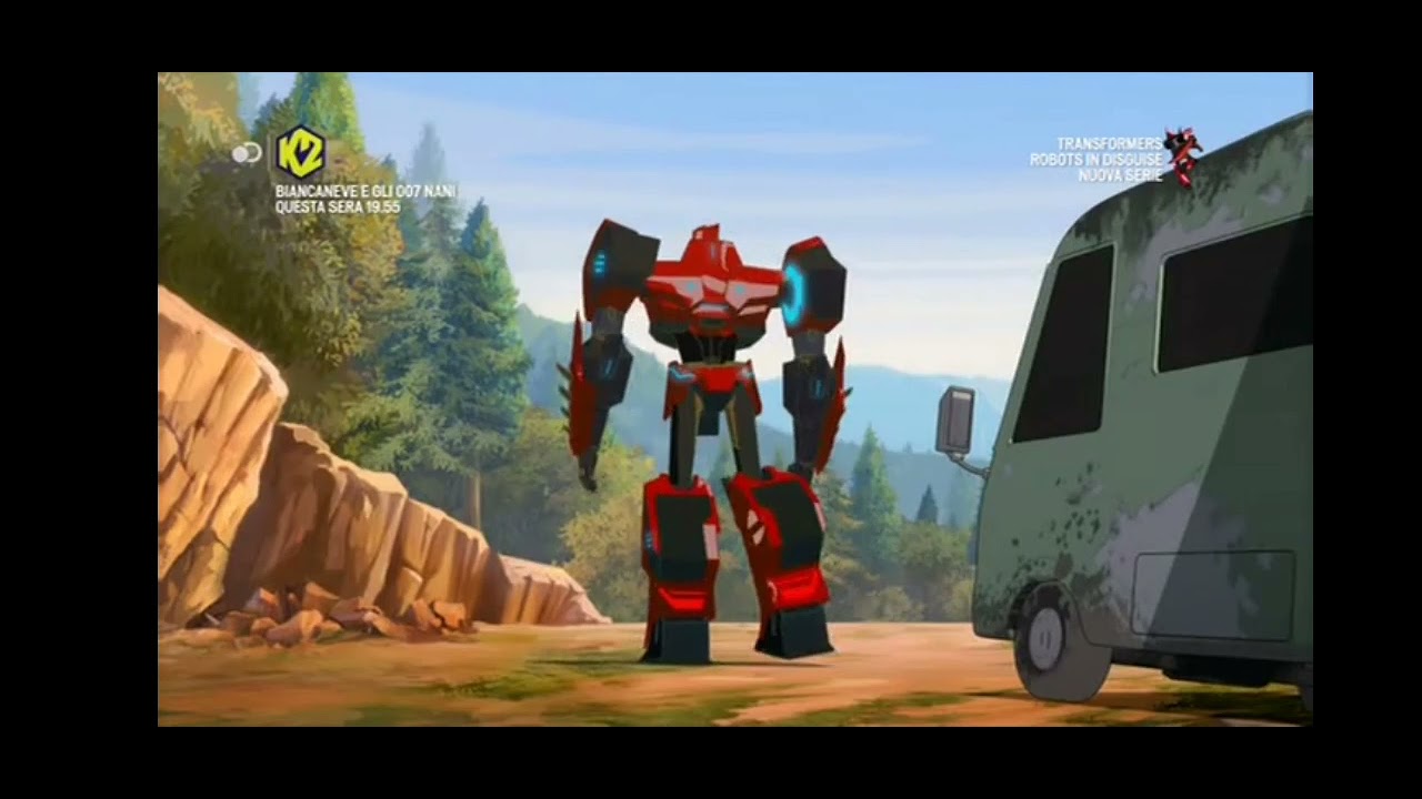 Transformers robots in disguise 2015: Sideswipe incontra Russell - YouTube