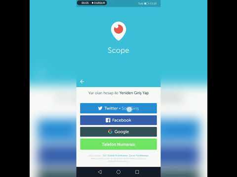 Periscope girmiyor kesin çözüm budur