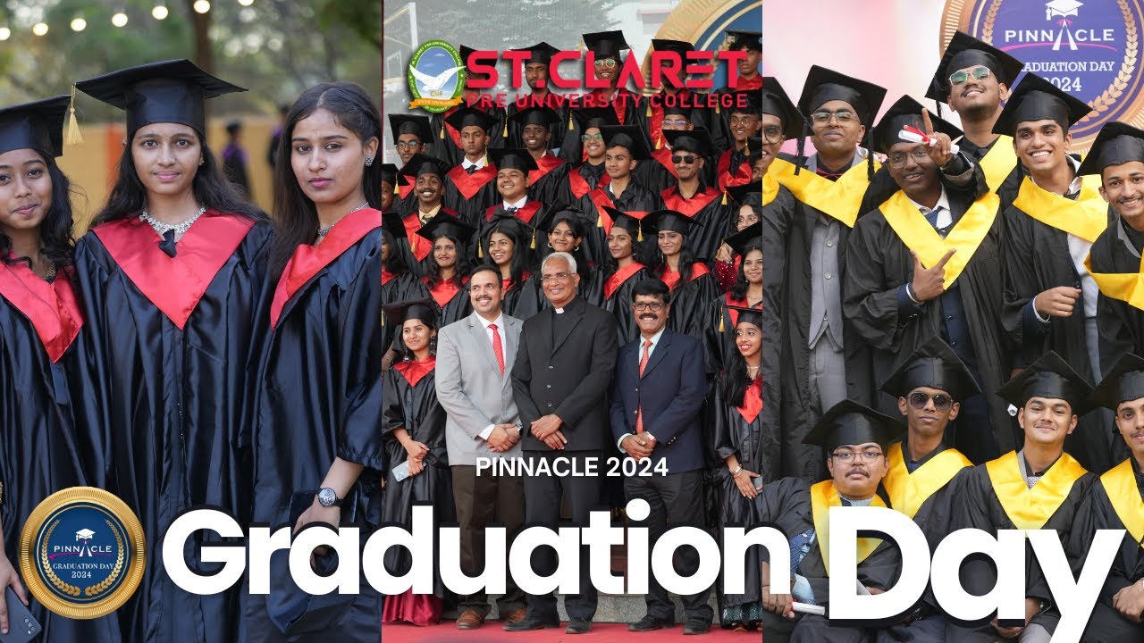 Pinnacle 2024 | Namma Claret | Pinnacle | Graduation ceremony | Arjun ...