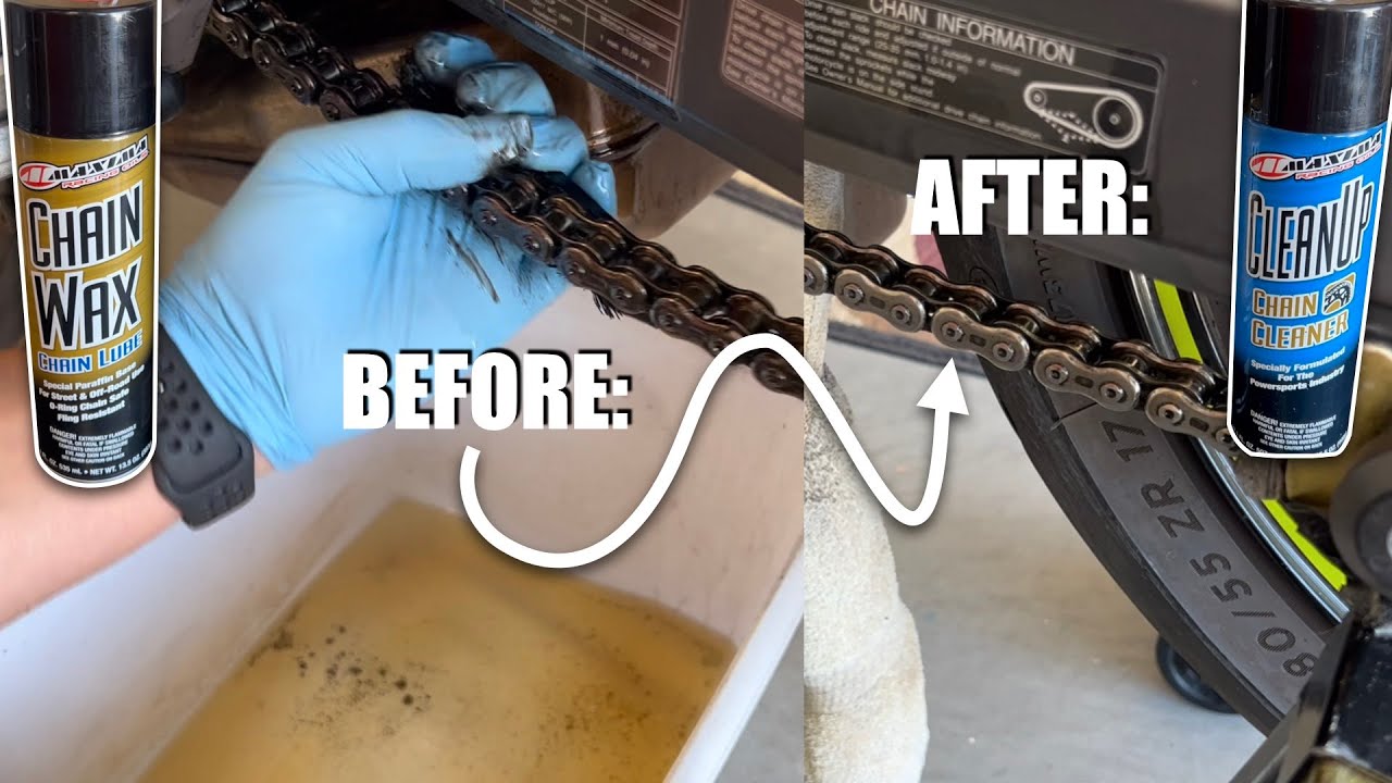 Chain Maintenance on the 2020 Kawasaki Z900 | How to Clean Your Chain ...