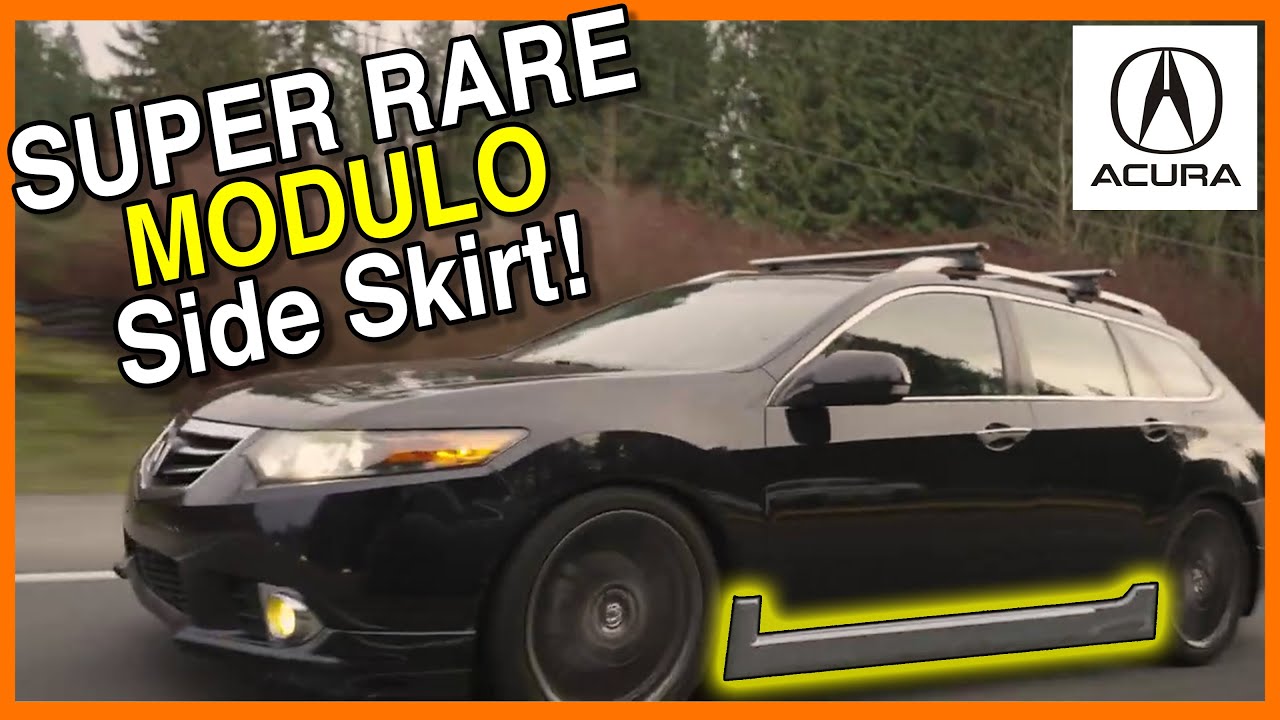 AWESOME Acura TSX Side Skirt Installation! | TSX CU2 Modulo Side Skirt ...
