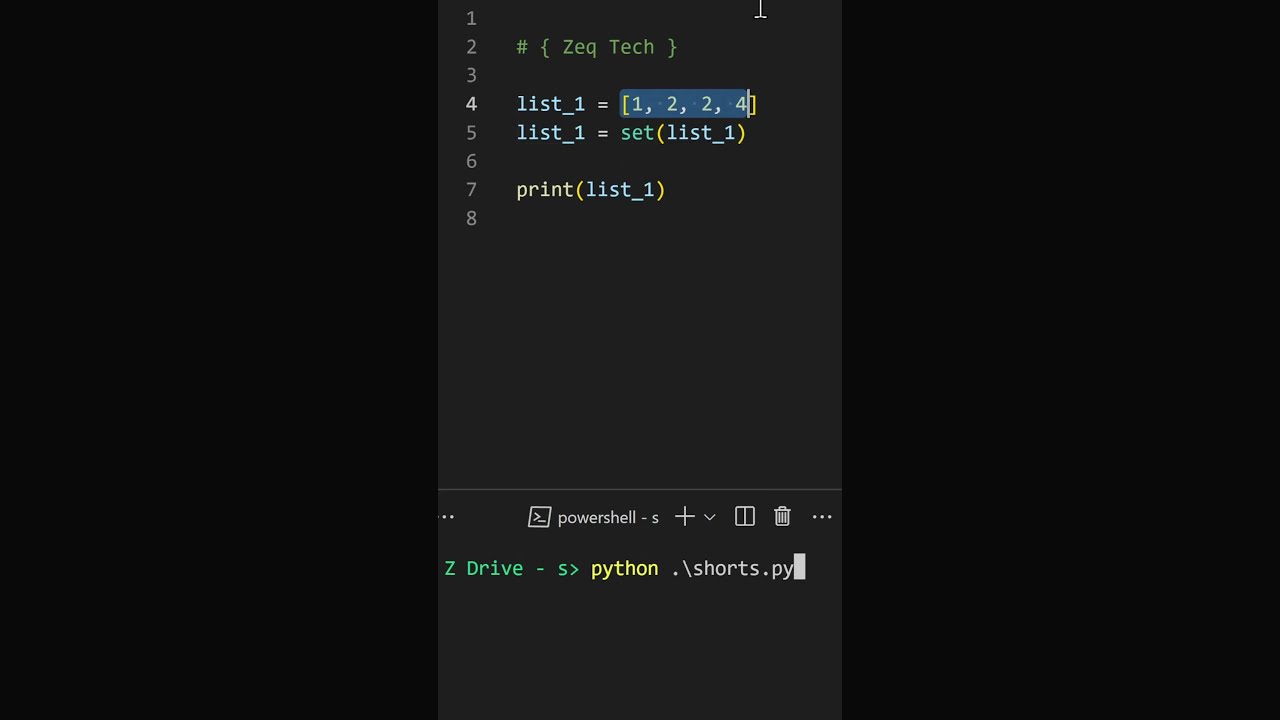 Getting Unique Values In Python Is So Easy YouTube Getting Unique Values In Python Is So Easy YouTube