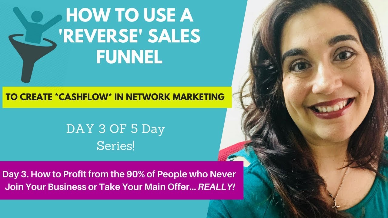 How to Use a *REVERSE* 'Sales Funnel To Create *Cashflow* in Network ...